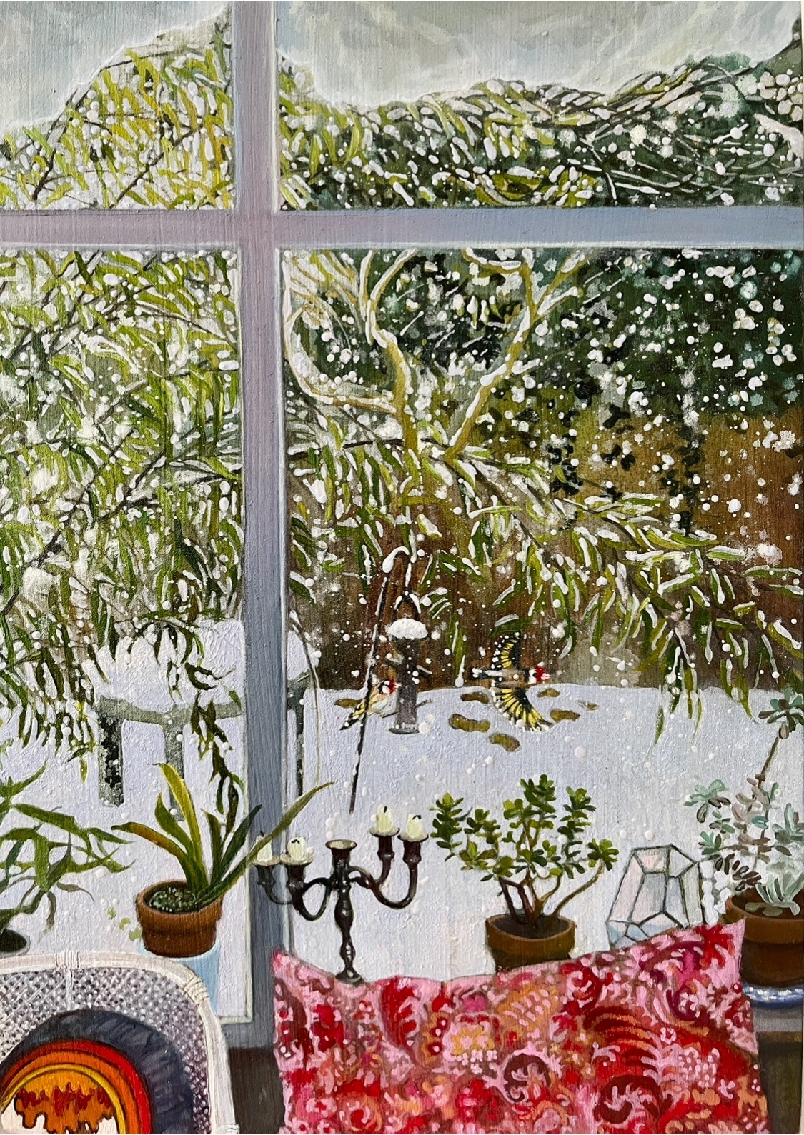WINTER GARDEN (THE COLOUR OF SNOW) par Lara Cobden | Acheter de l'art ...