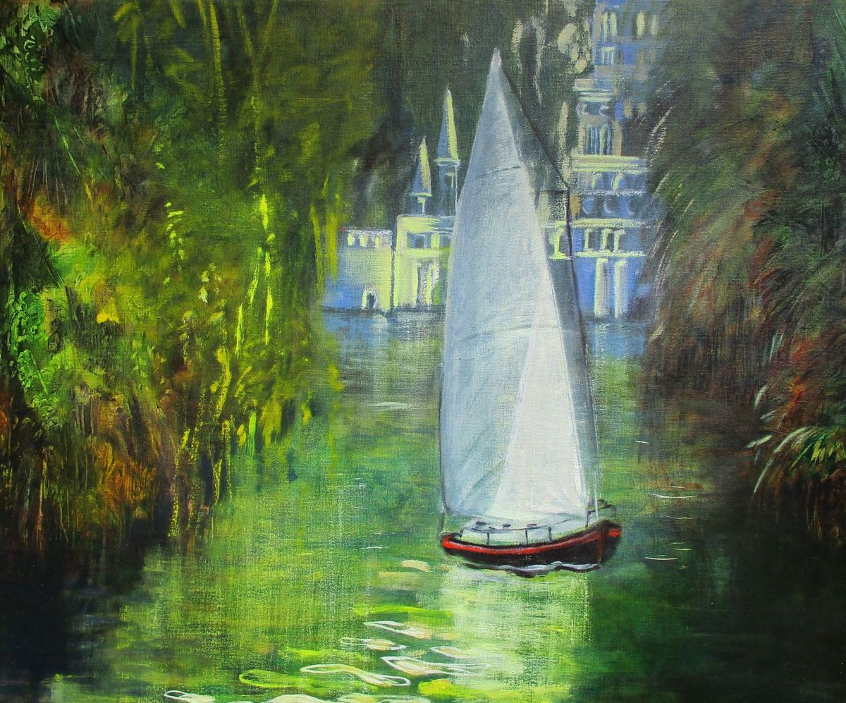 Bateau cité by Sophie Garapon | Buy Art Online | Rise Art