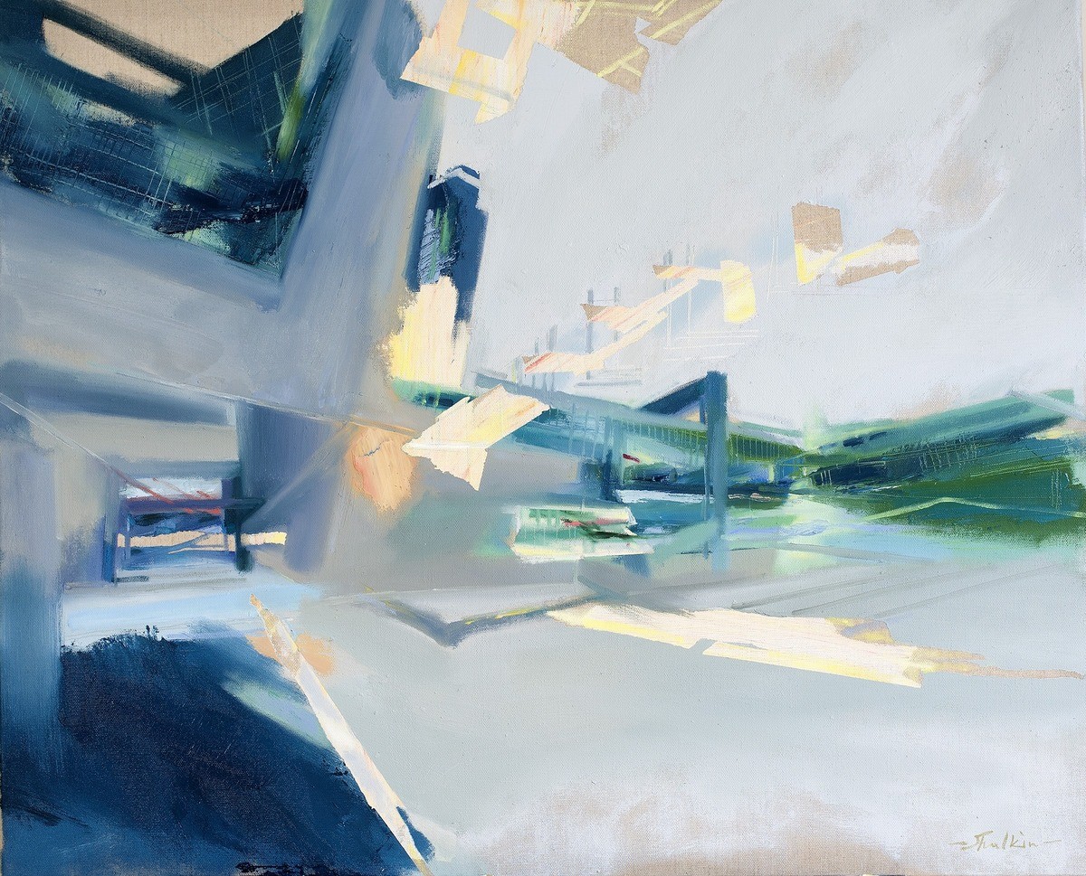 Hamburg Elbbruecken 2 by Helen Shulkin | Buy Art Online | Rise Art