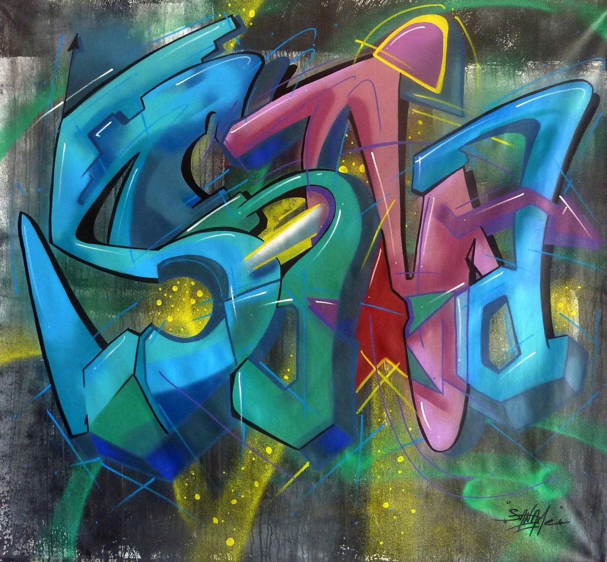 Sana n°2304 by Saname | Buy Art Online | Rise Art