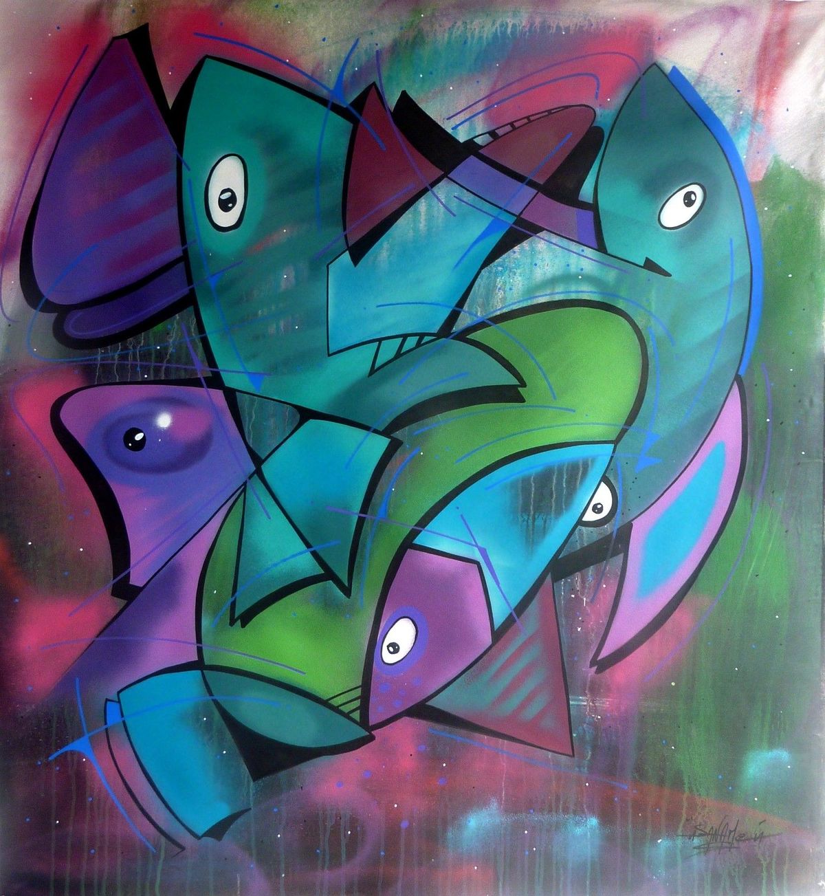 Fish n°2302 by Saname | Buy Art Online | Rise Art