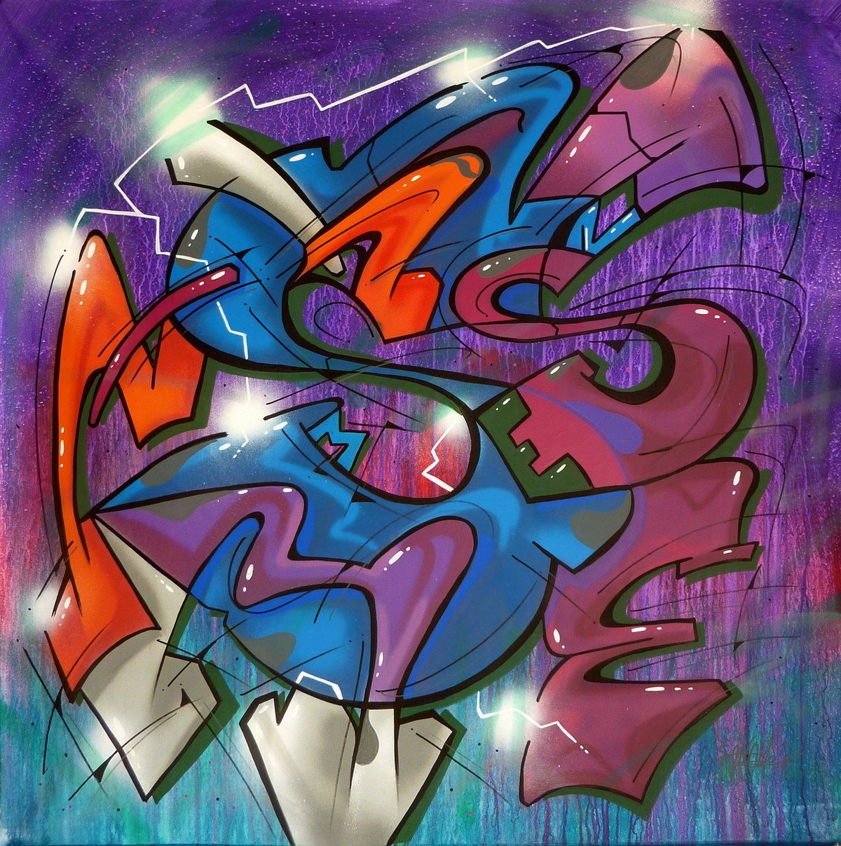 Trace n°2411 by Saname | Buy Art Online | Rise Art