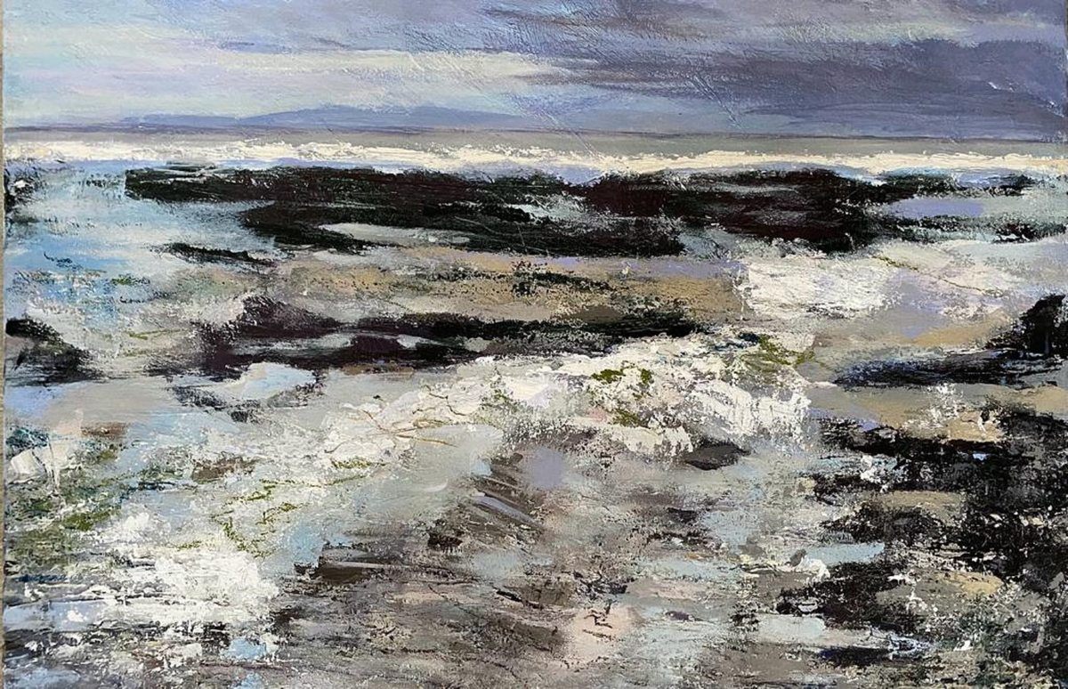 Chalky December Tide by Nikki Wheeler | Buy Art Online | Rise Art