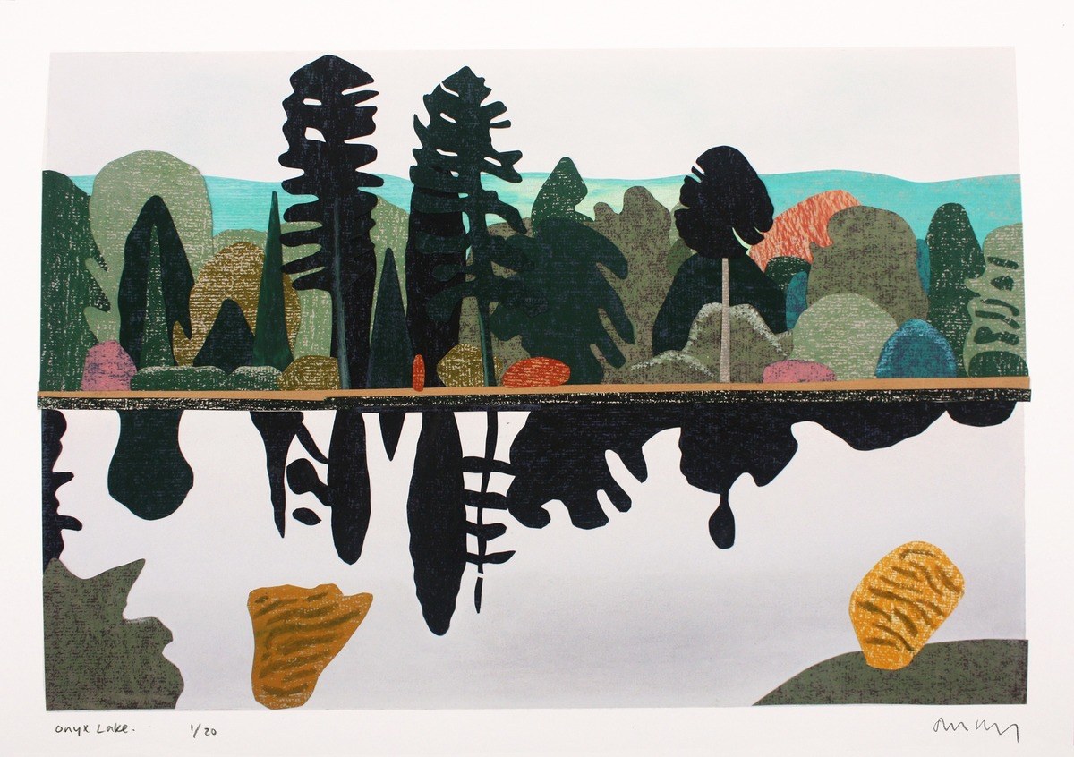 Onyx Lake by Oli Mumby | Buy Art Online | Rise Art