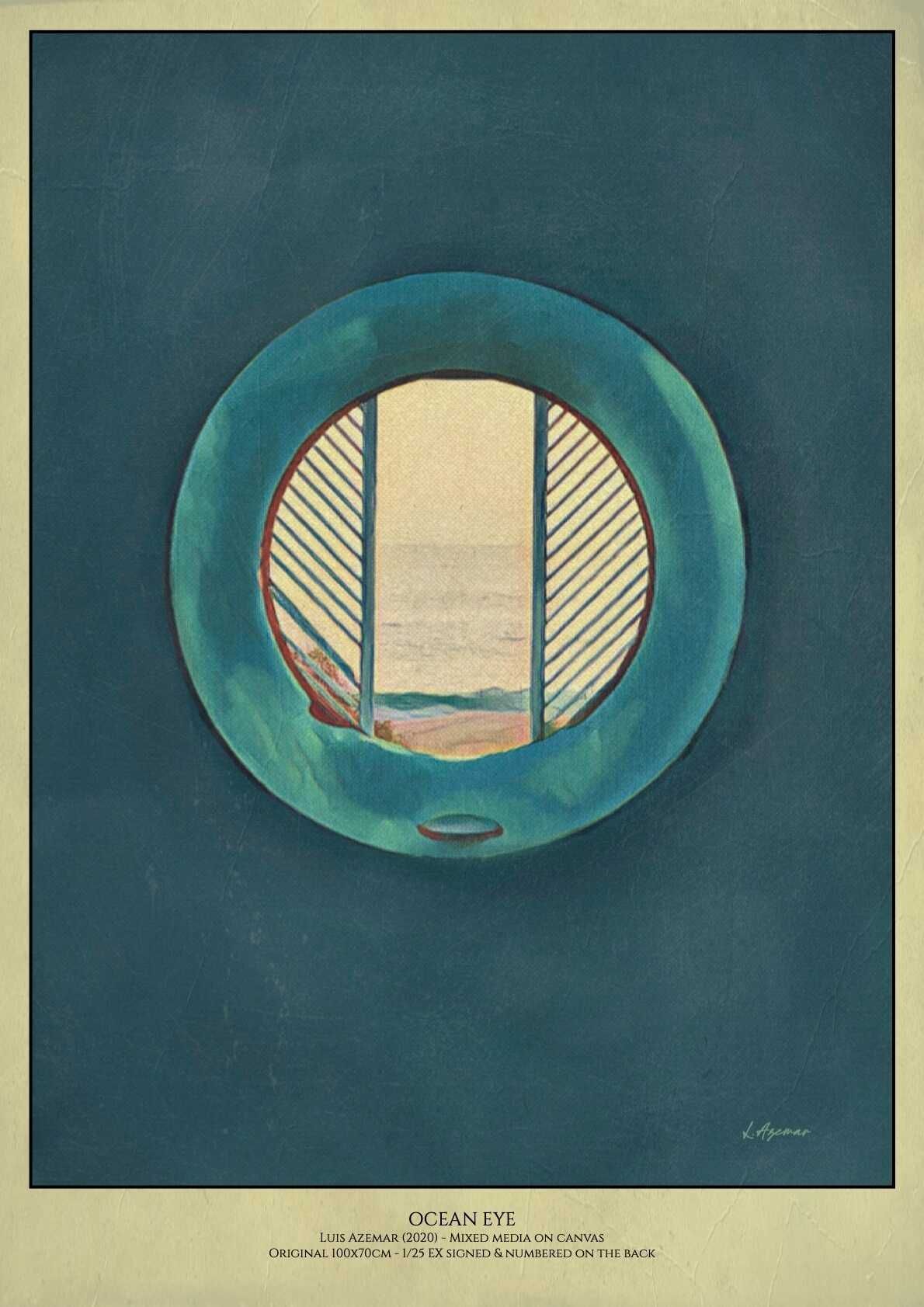 Ocean eye by Luis Azemar | Buy Art Online | Rise Art