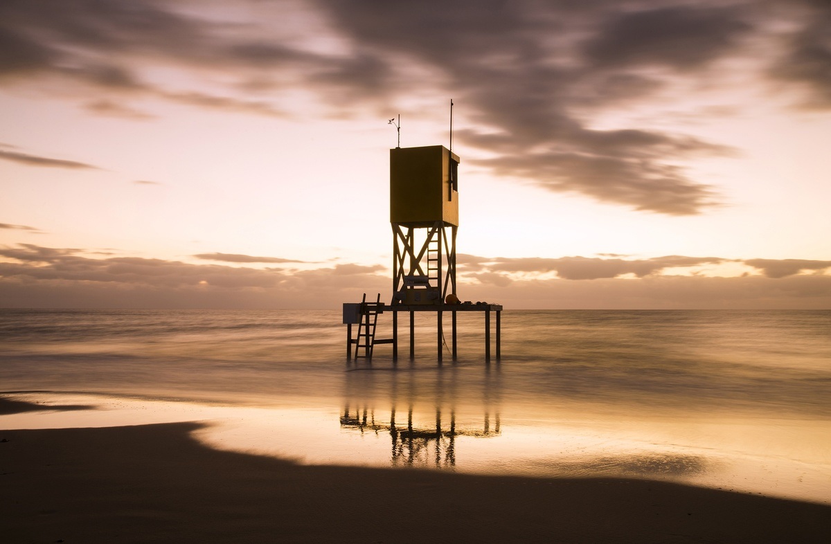 THE LIFEGUARD TOWER by Andrew Lever | Buy Art Online | Rise Art