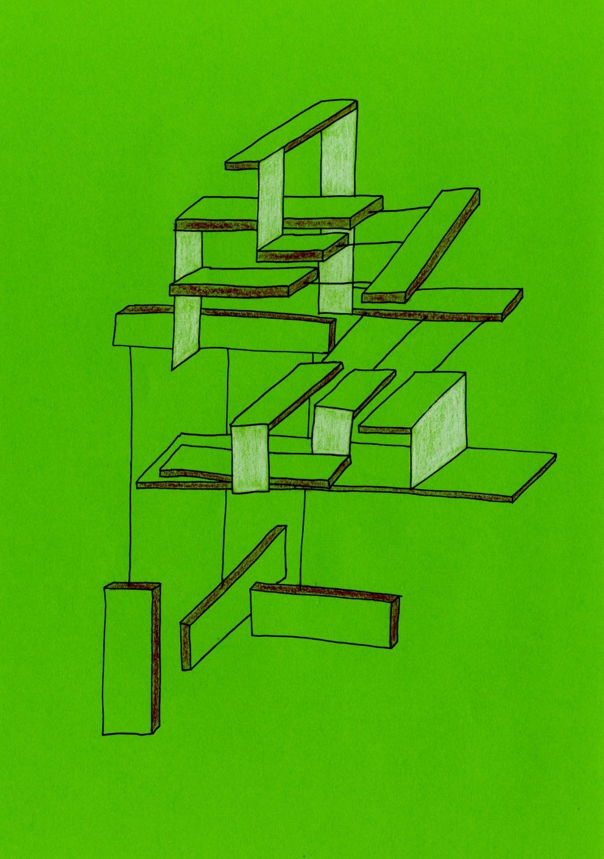 UNIT Drawing 123 par Dai Roberts | Acheter de l'art en ligne | Rise Art