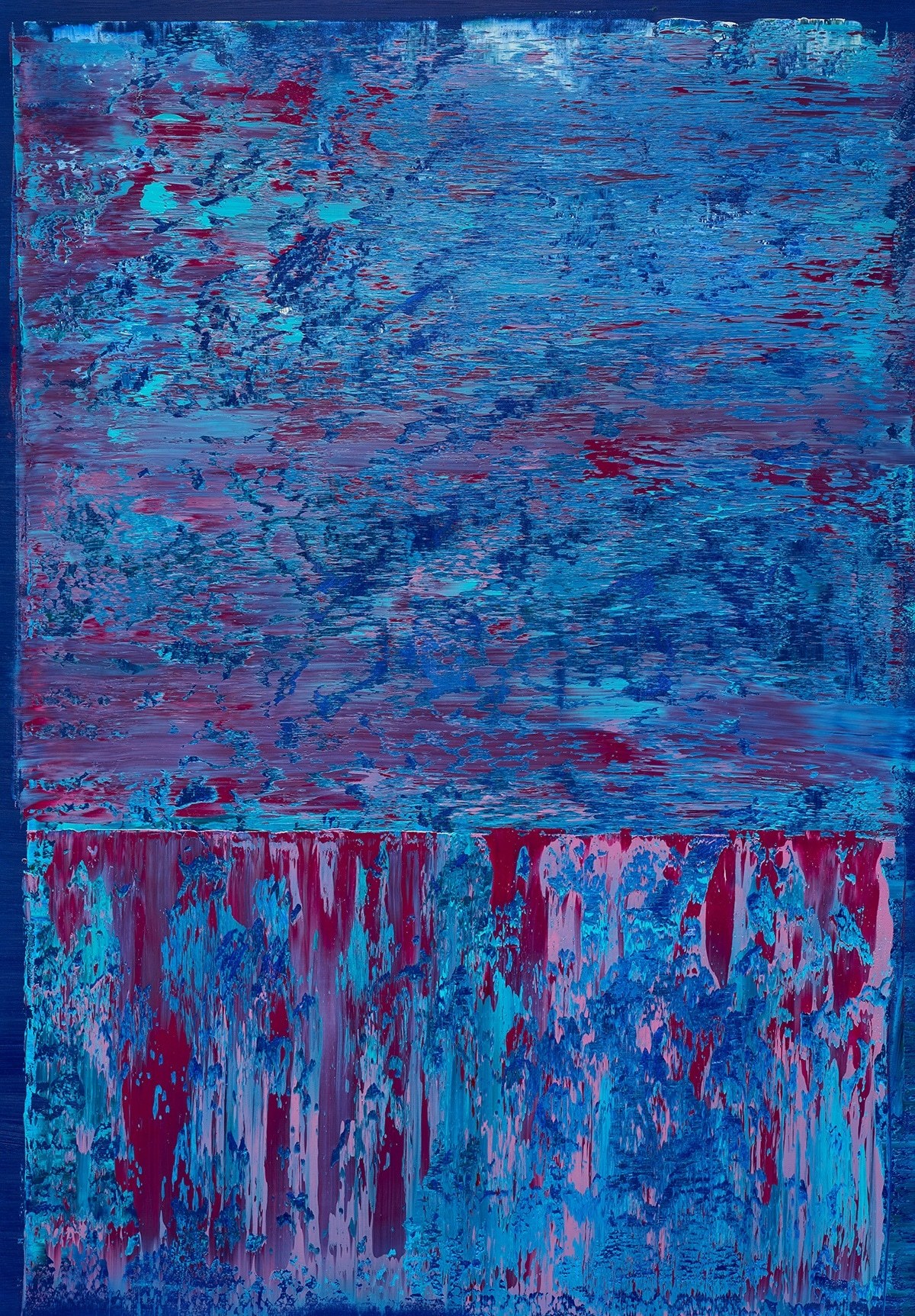 Crimson Blue by Nataliia Sydorova | Buy Art Online | Rise Art