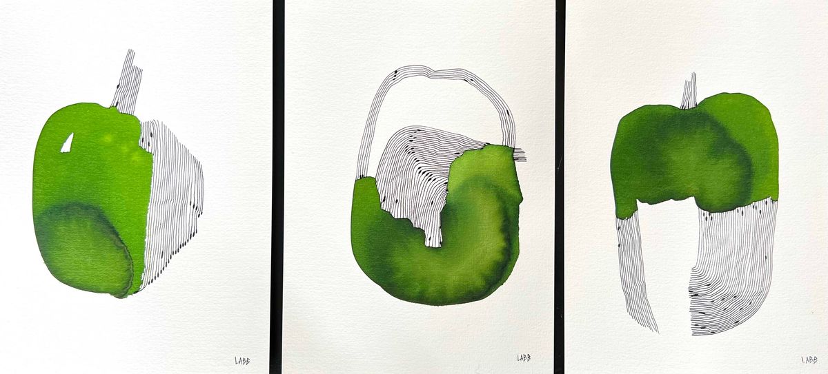 APPLE triptyque by LABB | Buy Art Online | Rise Art