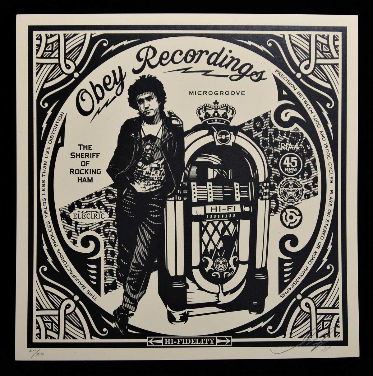 Dance Floor Riot : Obey Jonesy by Shepard Fairey | Buy Art Online ...