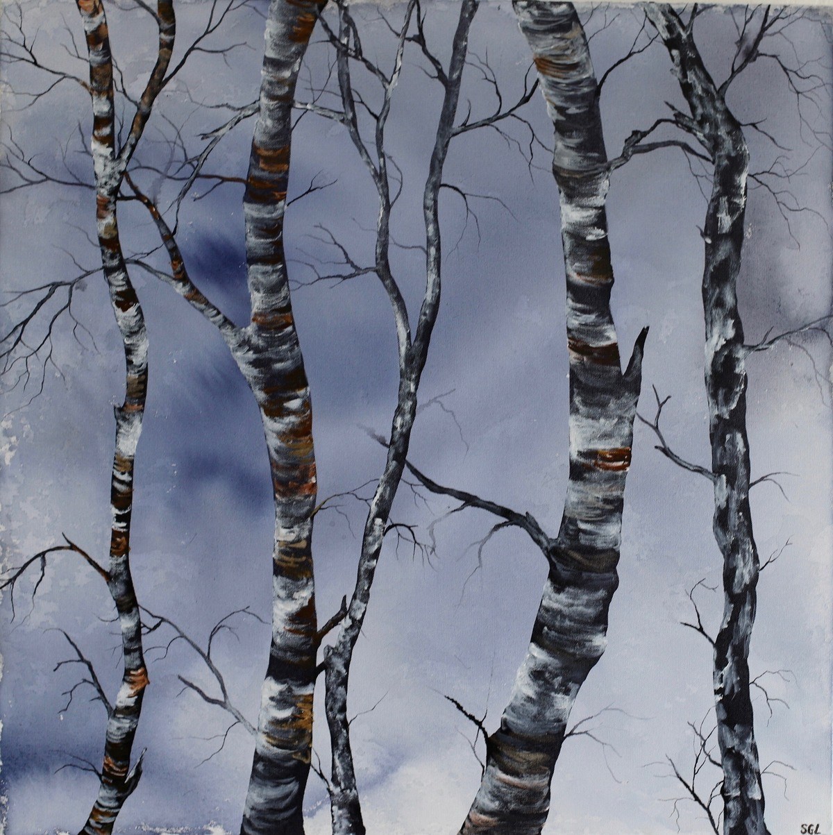 Forêt Blanche by Sandrine Grimaud-Lebeaux | Buy Art Online | Rise Art
