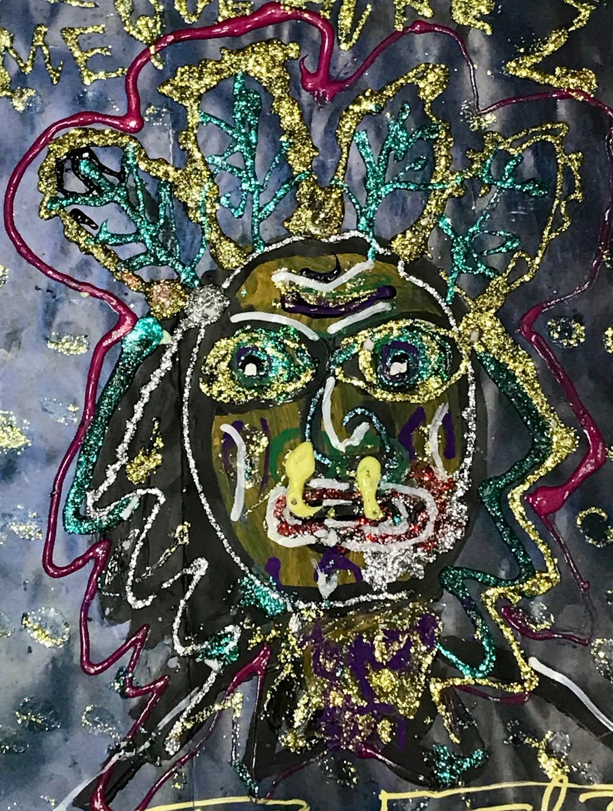 Le bouffeur de meque jaune by Robert Combas | Buy Art Online | Rise Art