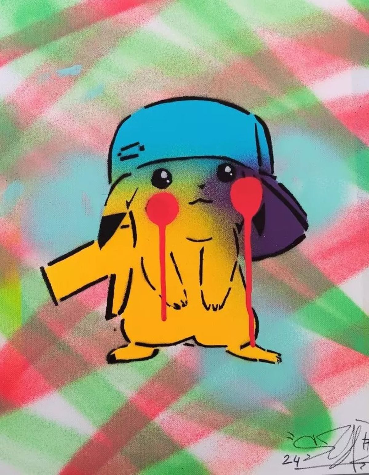 Pikachu alone ! by SYR | Buy Art Online | Rise Art