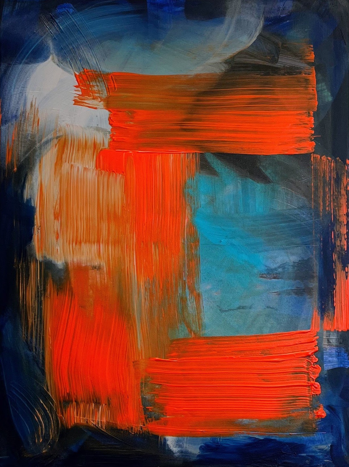 Untitled (Blue) by Lisa Denyer | Buy Art Online | Rise Art