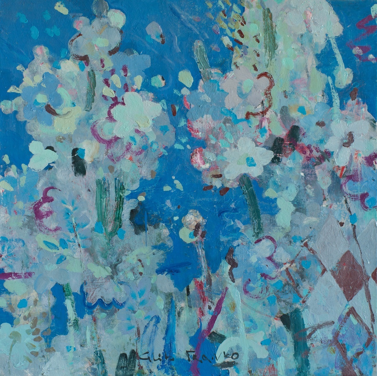 Blue Bloom by Glib Franko | Buy Art Online | Rise Art