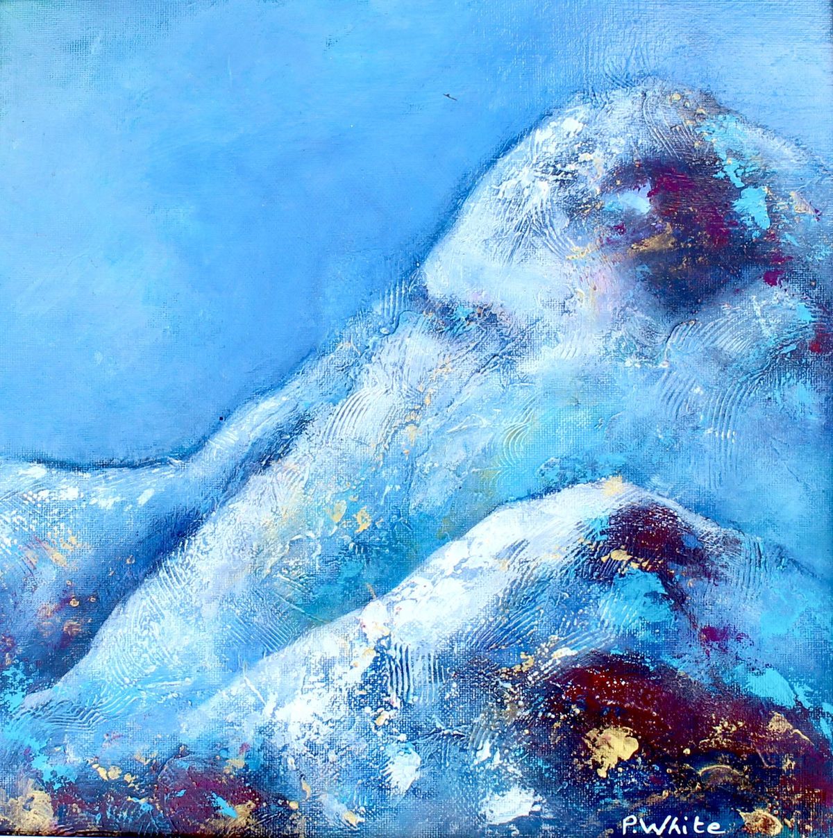 Randonnée en hiver by Pascale White | Buy Art Online | Rise Art