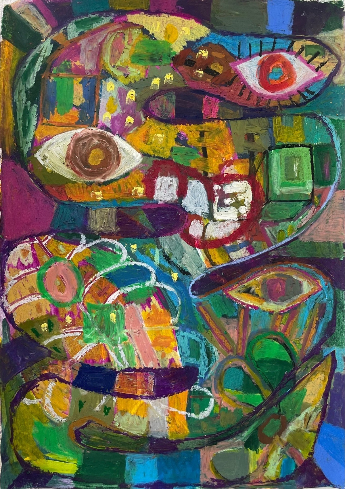 Untitled (Snake Break) by Aviv Benn | Buy Art Online | Rise Art