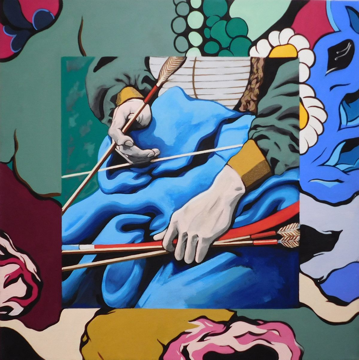Indian Hands by Ellannah Sadkin | Buy Art Online | Rise Art