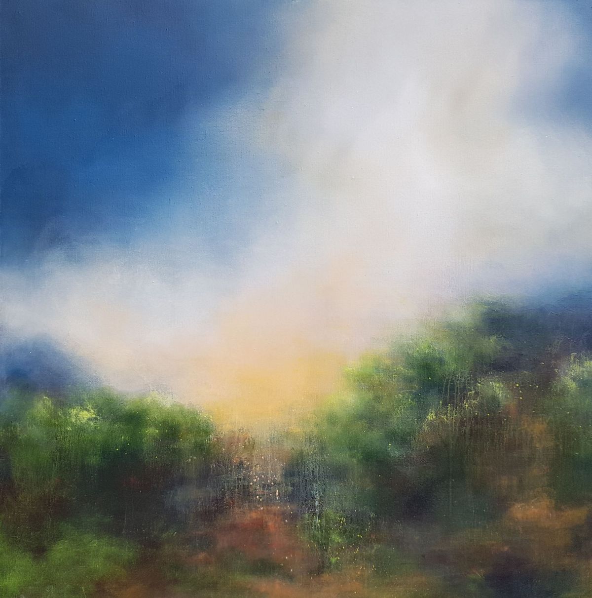 Green hills by Siri Knoepffler | Buy Art Online | Rise Art