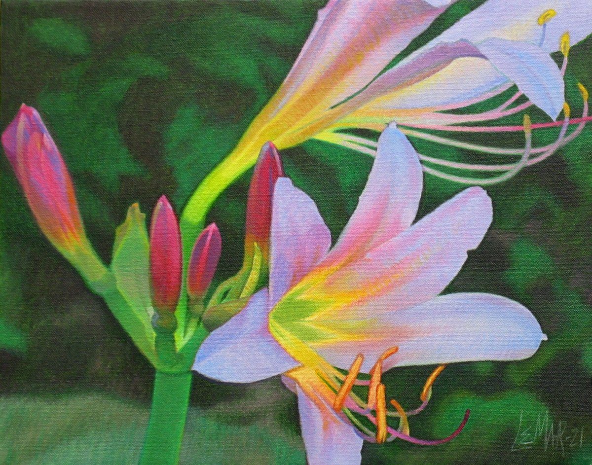 Lilies in Paradise by Robert LeMar | Buy Art Online | Rise Art