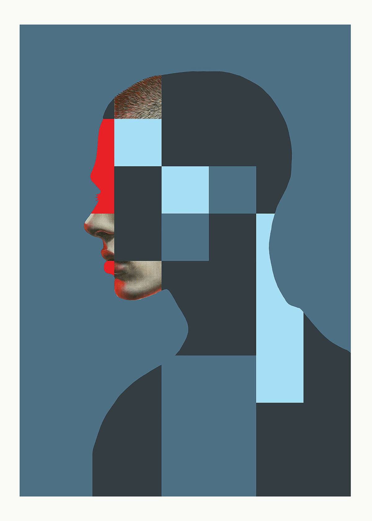 Blockhead 1 by Nick Gentry | Buy Art Online | Rise Art