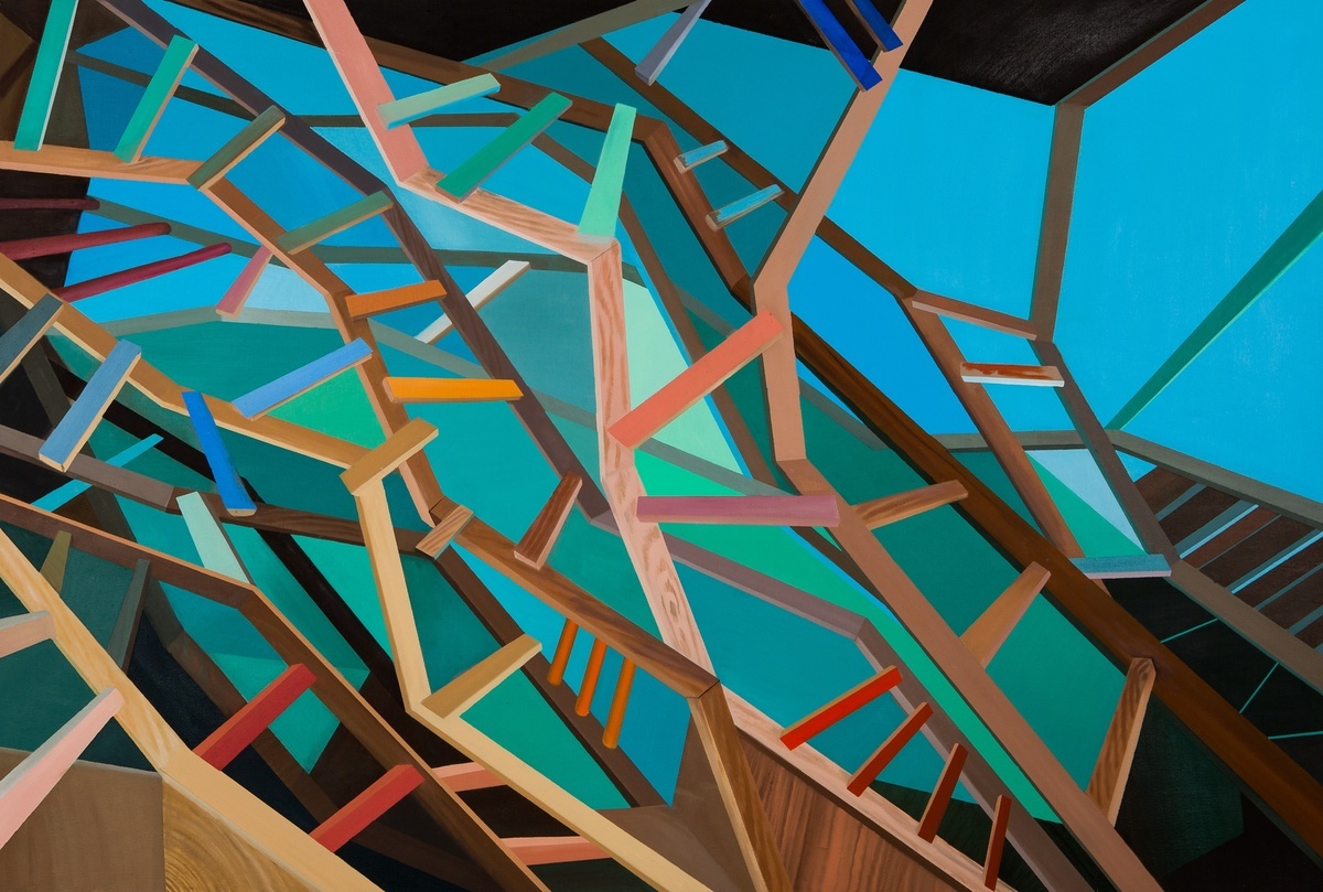 Chromatic Ladder by Guy Shoham | Buy Art Online | Rise Art