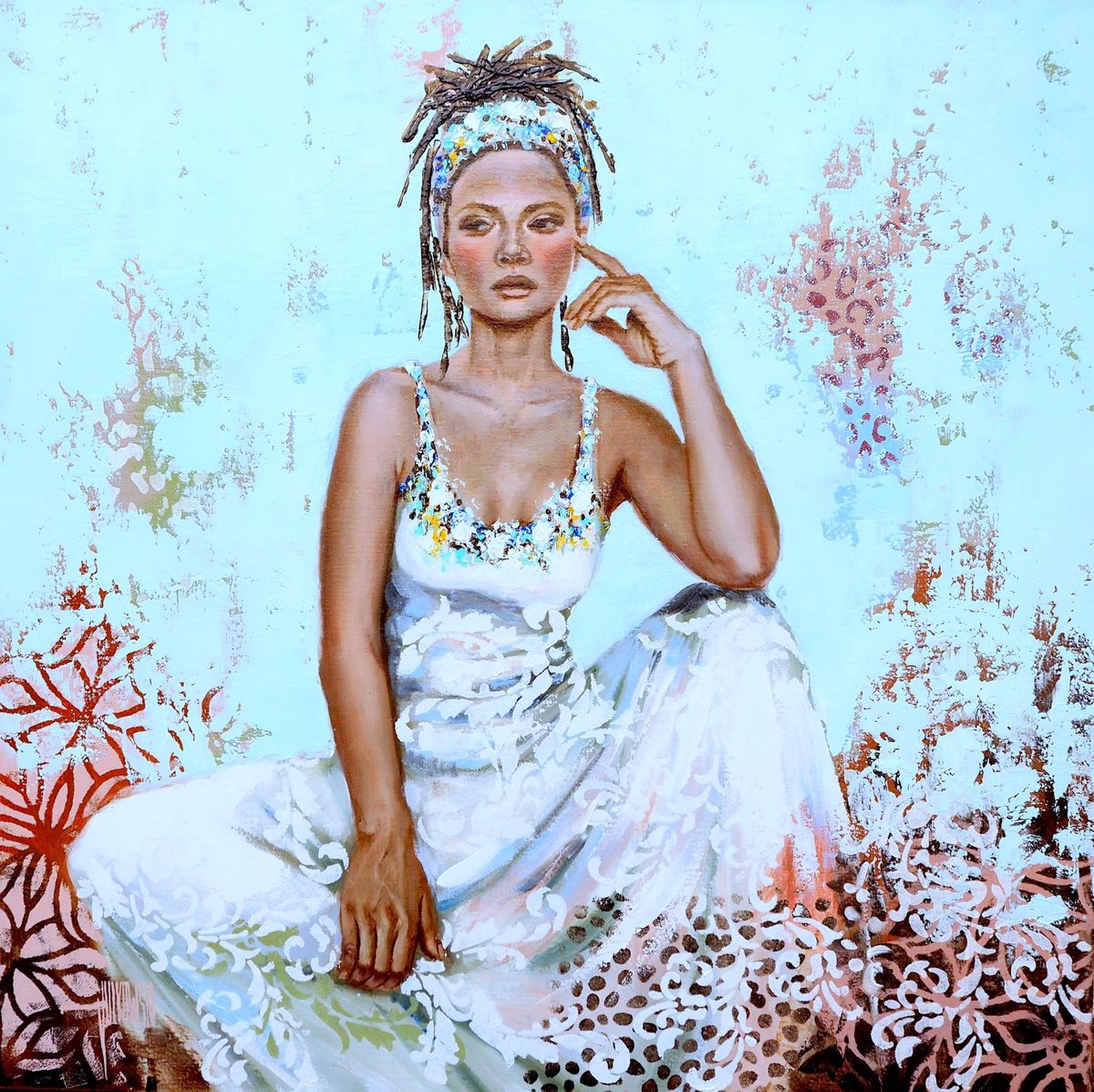 La penseuse by Sylvie Julkowski-Egard | Buy Art Online | Rise Art