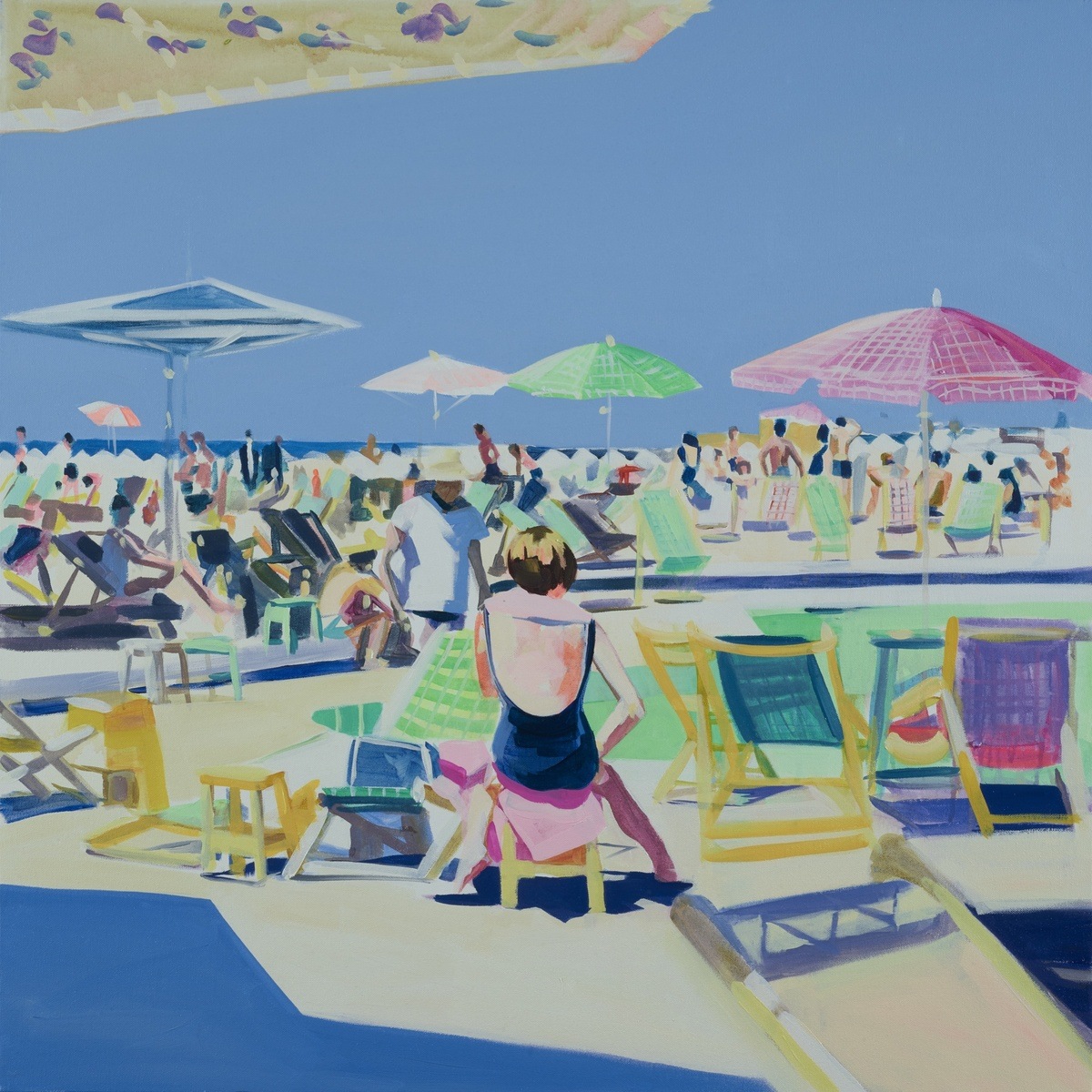 Poolside 66 by Ruth Mulvie | Buy Art Online | Rise Art