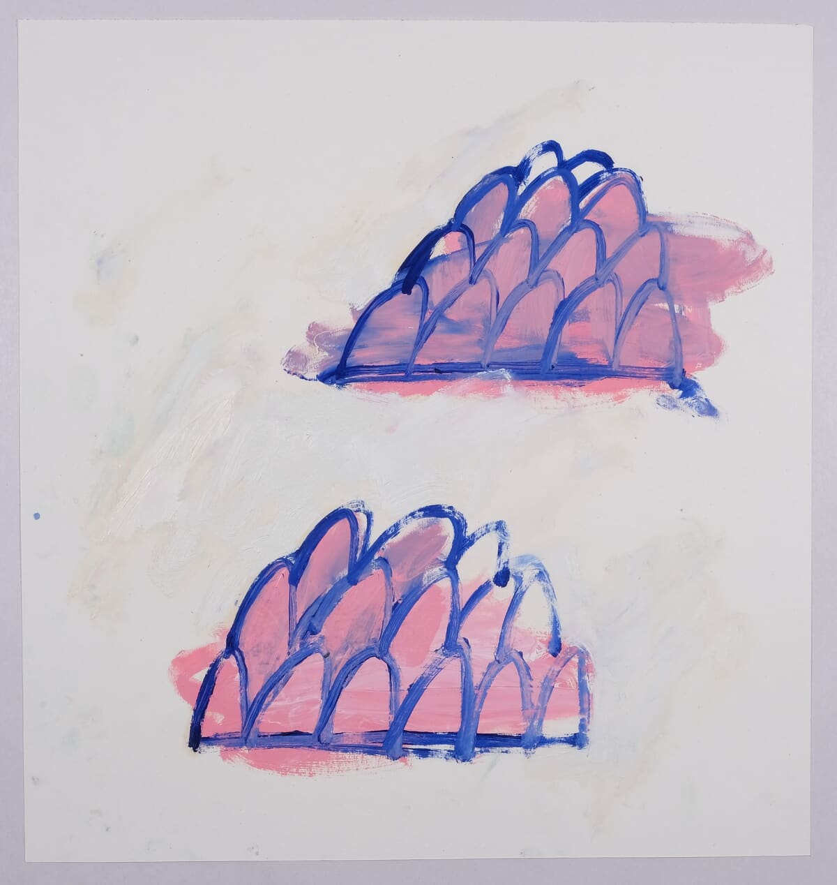 feast of the gods (pinky/blue) by Jack Kettlewell | Buy Art Online ...