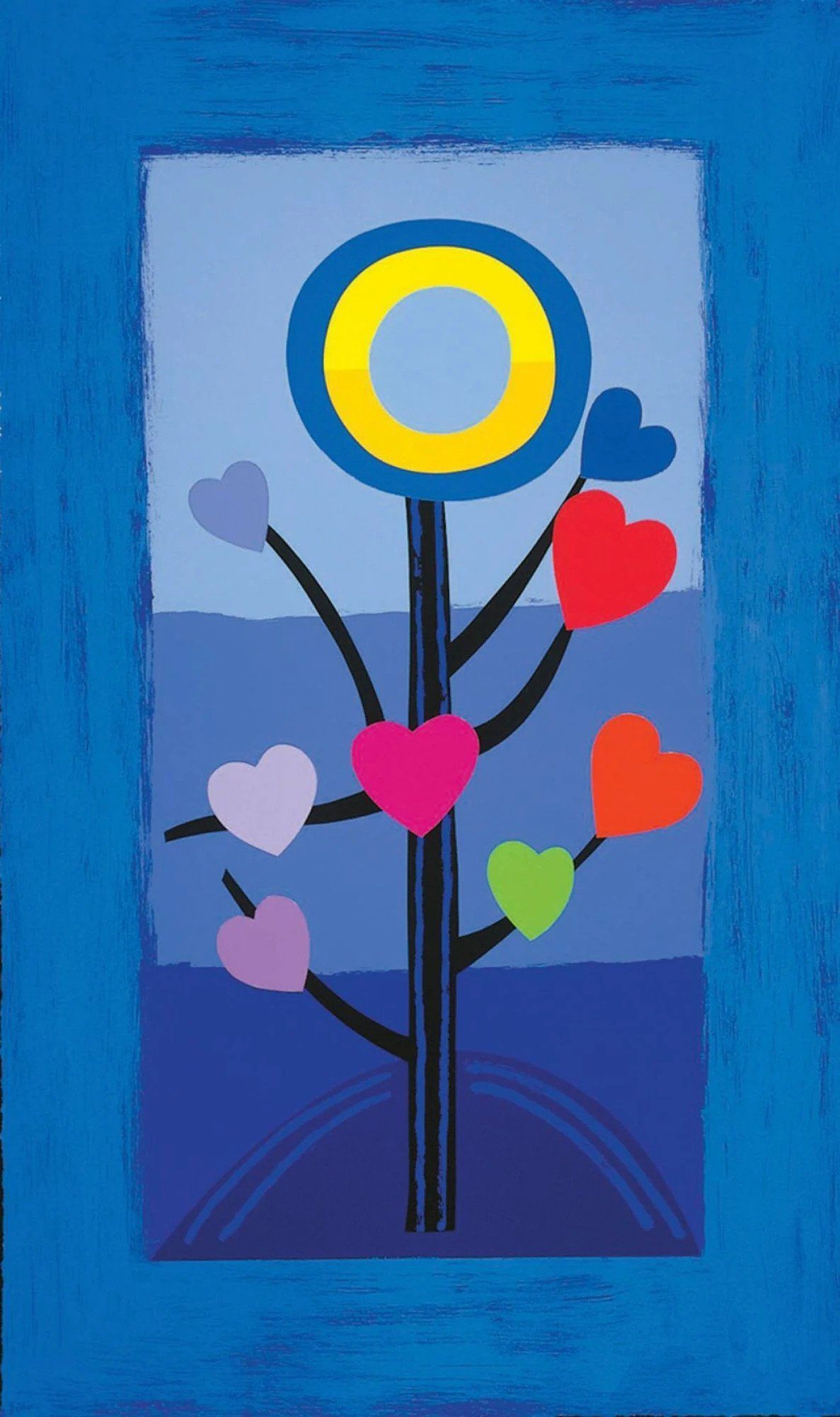Blue Love Tree par Terry Frost | Acheter de l'art en ligne | Rise Art