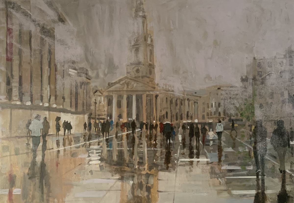 Trafalgar Square by Barry Wilson | Buy Art Online | Rise Art