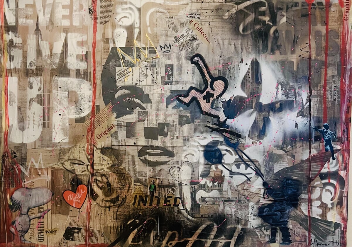 Never give up ! by ART'MONY | Buy Art Online | Rise Art