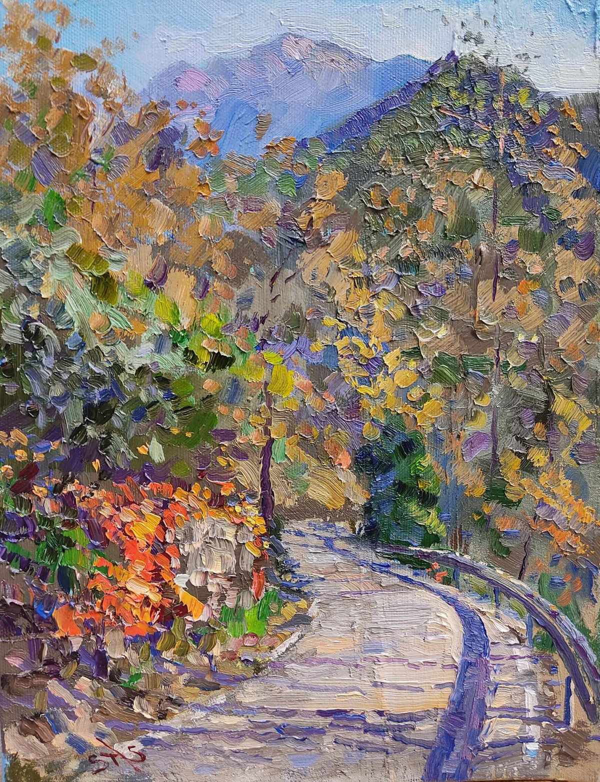 Autumn in the Alps by STAS (Stanislav Dyshlov) | Buy Art Online | Rise Art