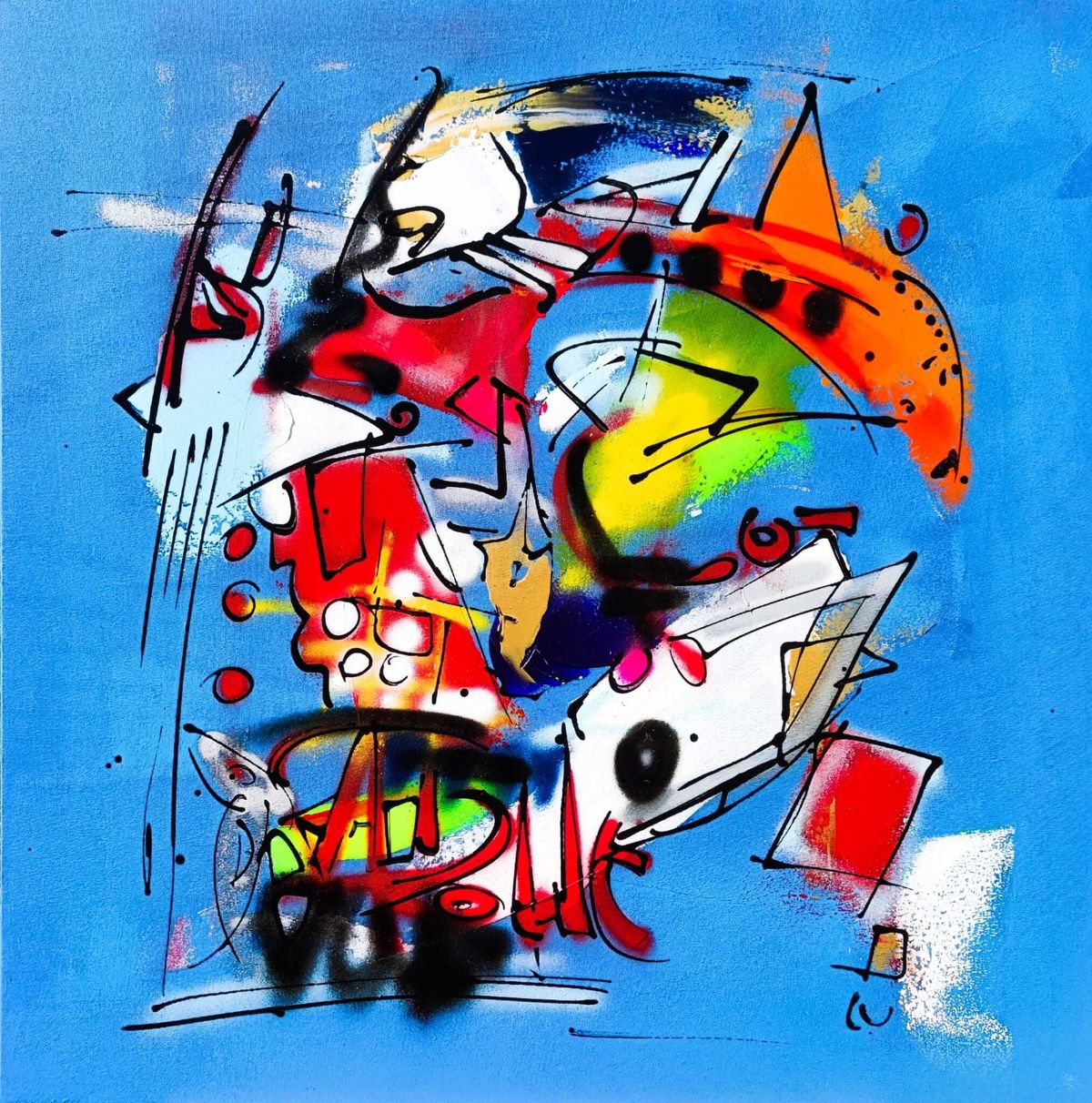 Bleu des Mers by Luc Villard | Buy Art Online | Rise Art