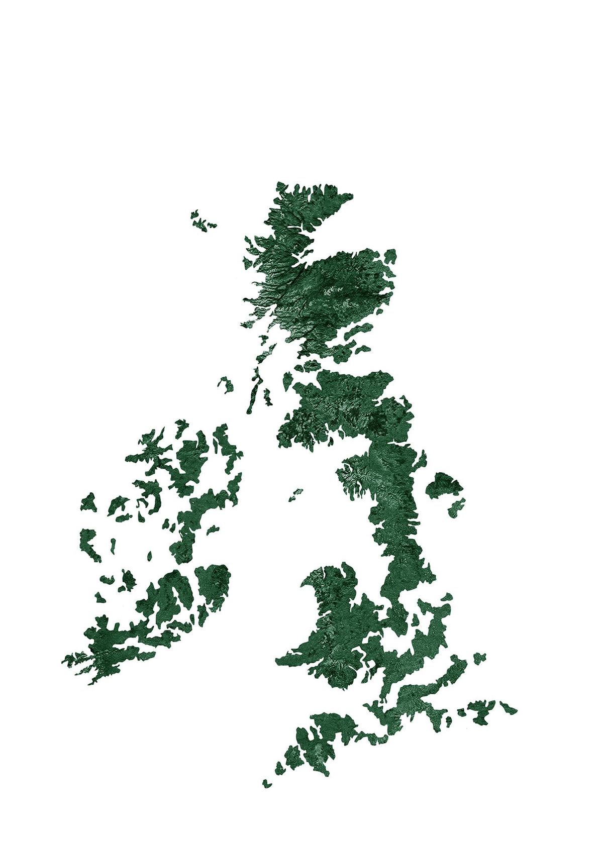Earth: UK & Ireland (Sample III) par Jaykoe | Acheter de l'art en ligne ...