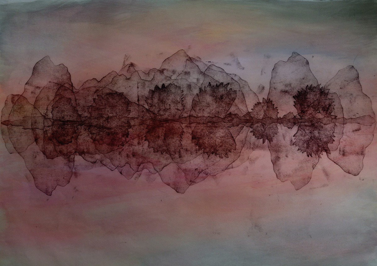 Dark Rose Reflection by Hermione Carline | Buy Art Online | Rise Art