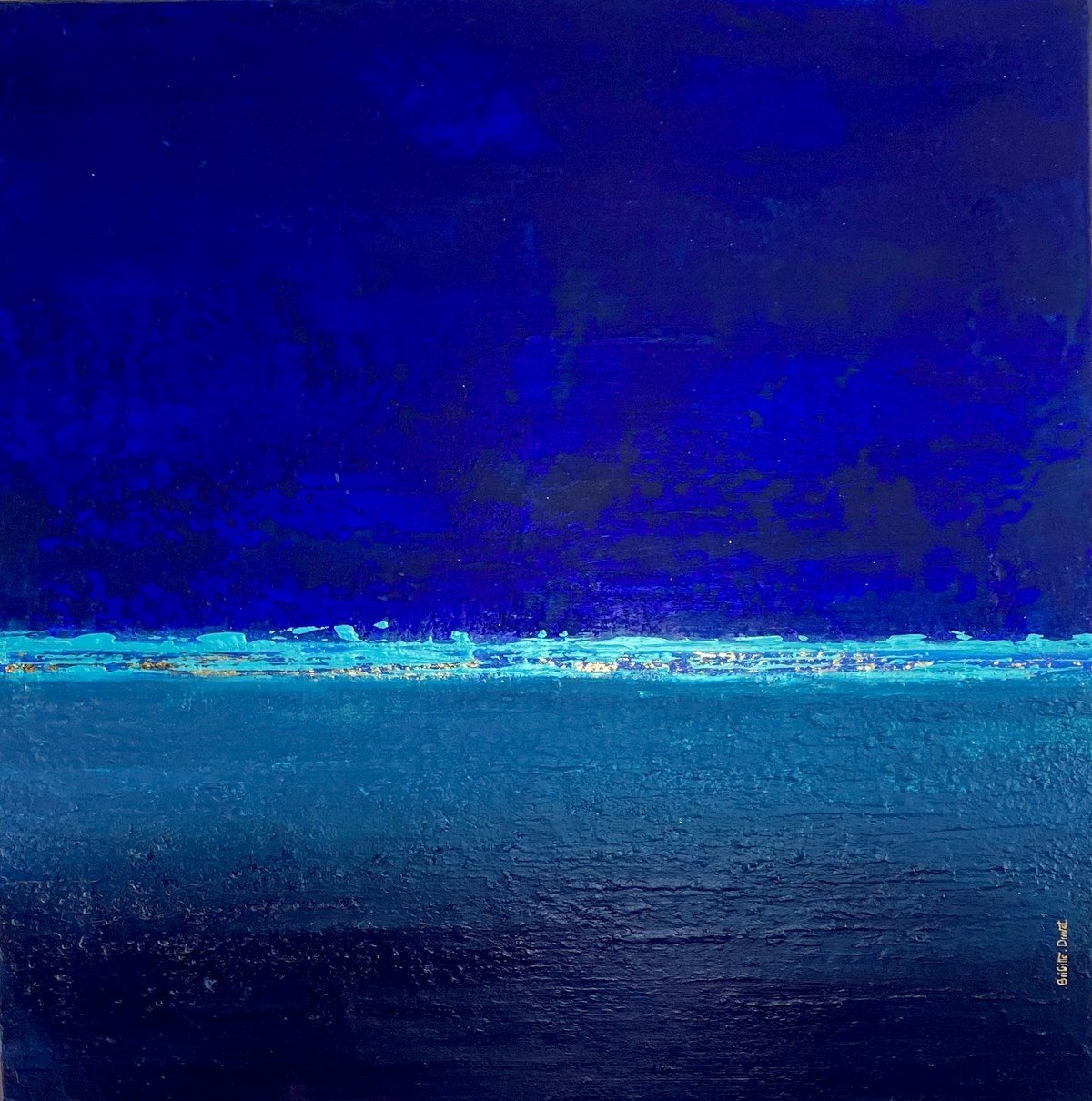 Beyond the blue by Brigitte Dravet | Buy Art Online | Rise Art
