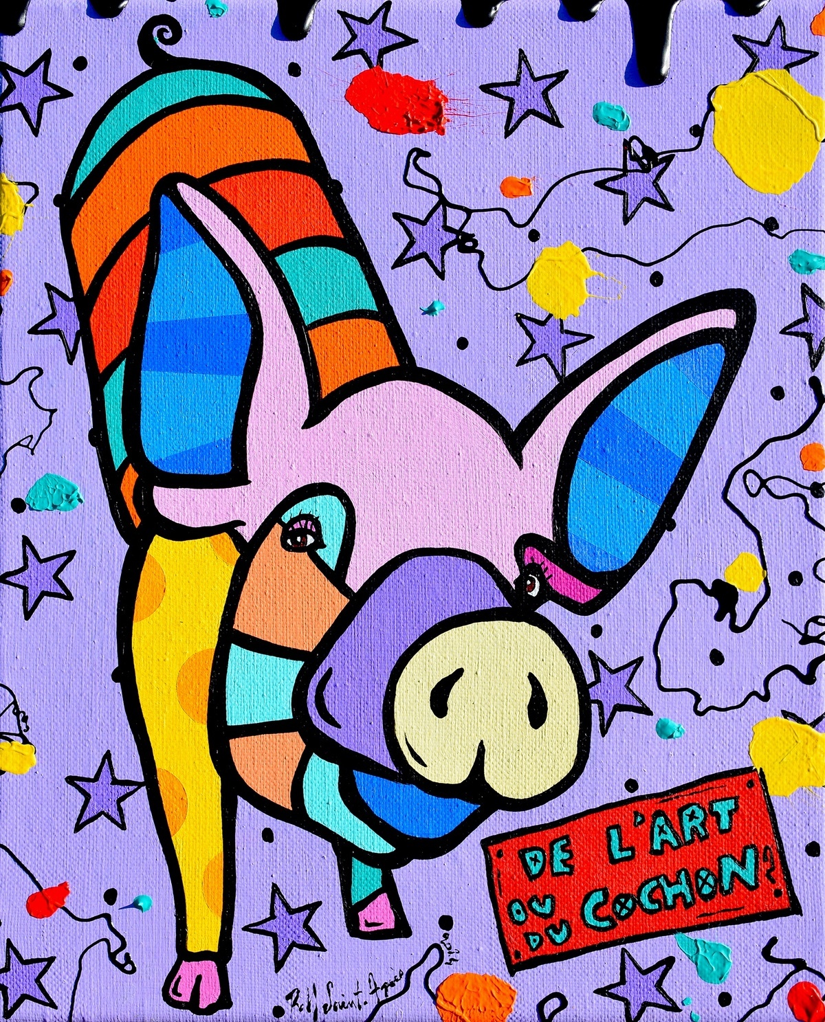 Art ou du cochon ? by Rolf Saint-Agnès | Buy Art Online | Rise Art