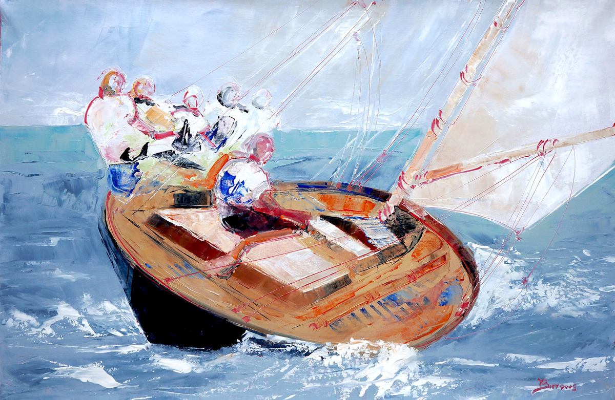 Hiking Out by John Michael Burrows | Buy Art Online | Rise Art