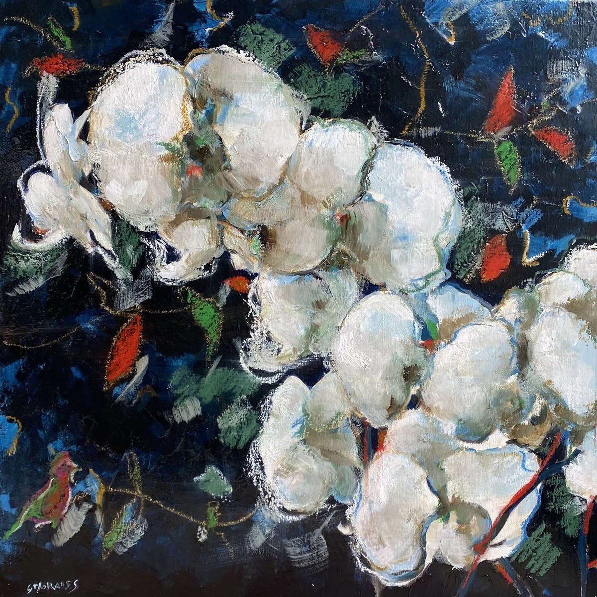 Orchidées blancs by Géraldine Morales | Buy Art Online | Rise Art