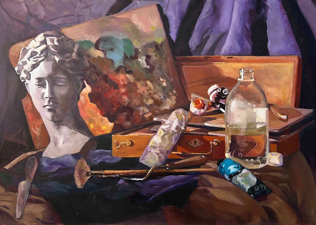 La mallette du peintre par Jacques KÉDOCHIM | Acheter de l'art en ligne ...