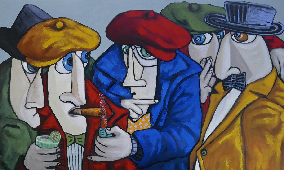 Conspirator's conspiracy by Ta Byrne | Buy Art Online | Rise Art