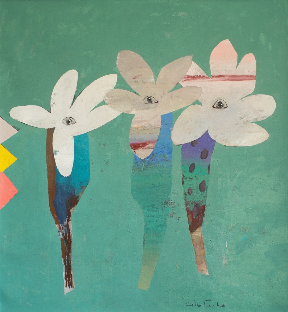 The Three Flowers by Glib Franko | Buy Art Online | Rise Art