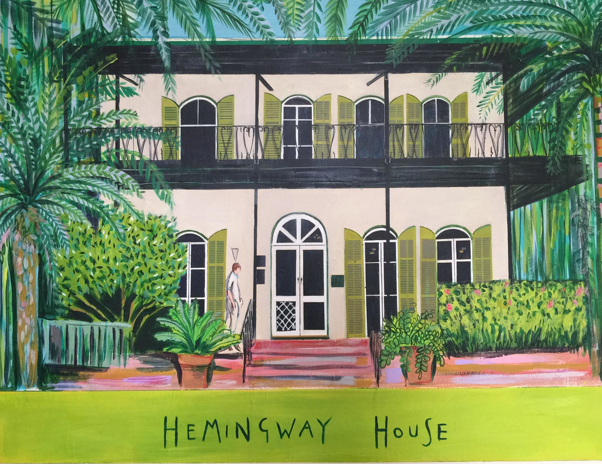 Ernest Hemingway's House by Clare Haxby | Buy Art Online | Rise Art