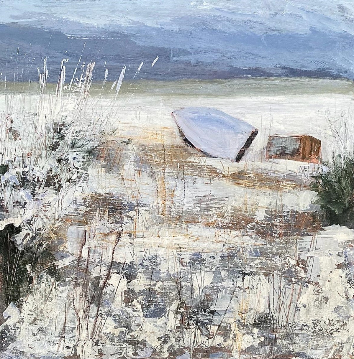 Snow on the Beach by Nikki Wheeler | Buy Art Online | Rise Art