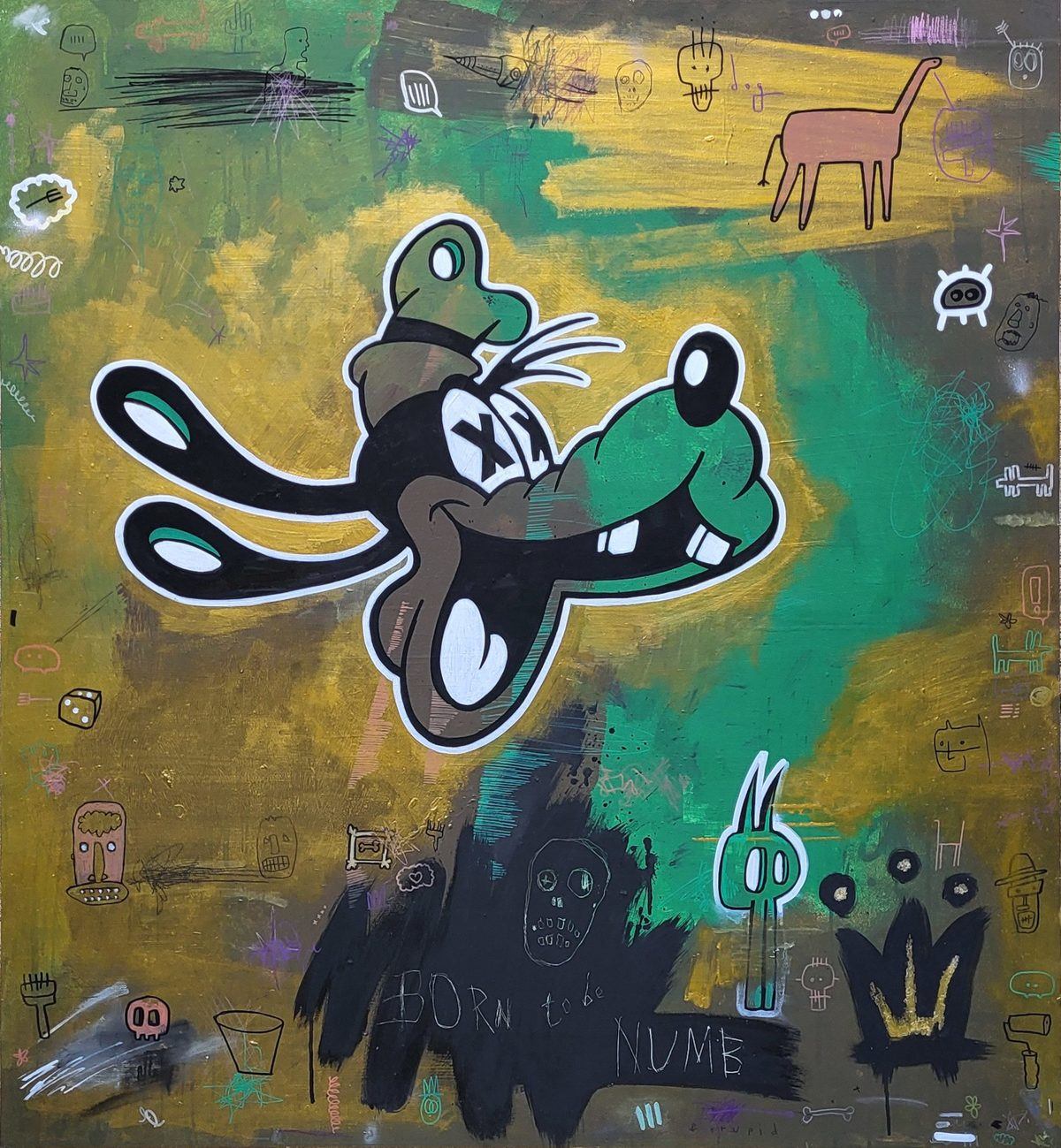 Born to be numb... (We are all dogs...) by Well Well | Buy Art Online ...