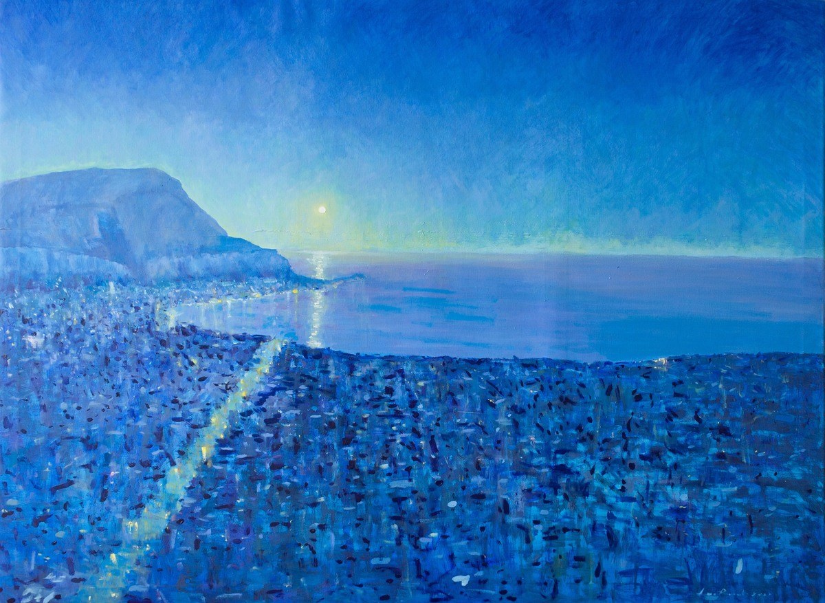 Mondello, night par Luca Raimondi | Acheter de l'art en ligne | Rise Art