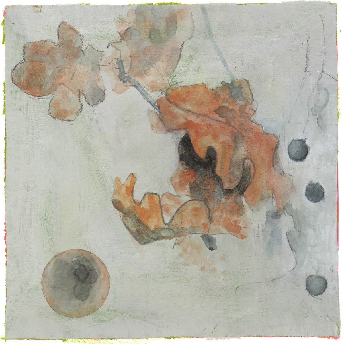 Oak leaves, brown by Simon M Smith | Buy Art Online | Rise Art