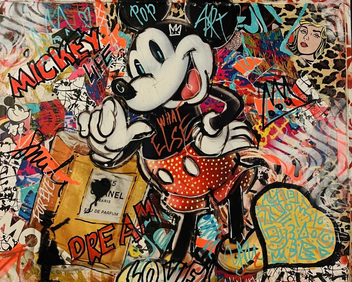 life with Mickey by ART'MONY | Buy Art Online | Rise Art