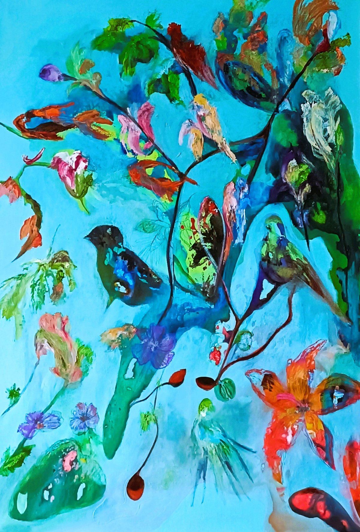 Il revient le Bonheur, il revient! by Clara Crespin | Buy Art Online ...